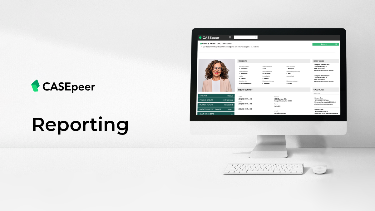 Reporting Software for Personal Injury Law | CASEpeer
