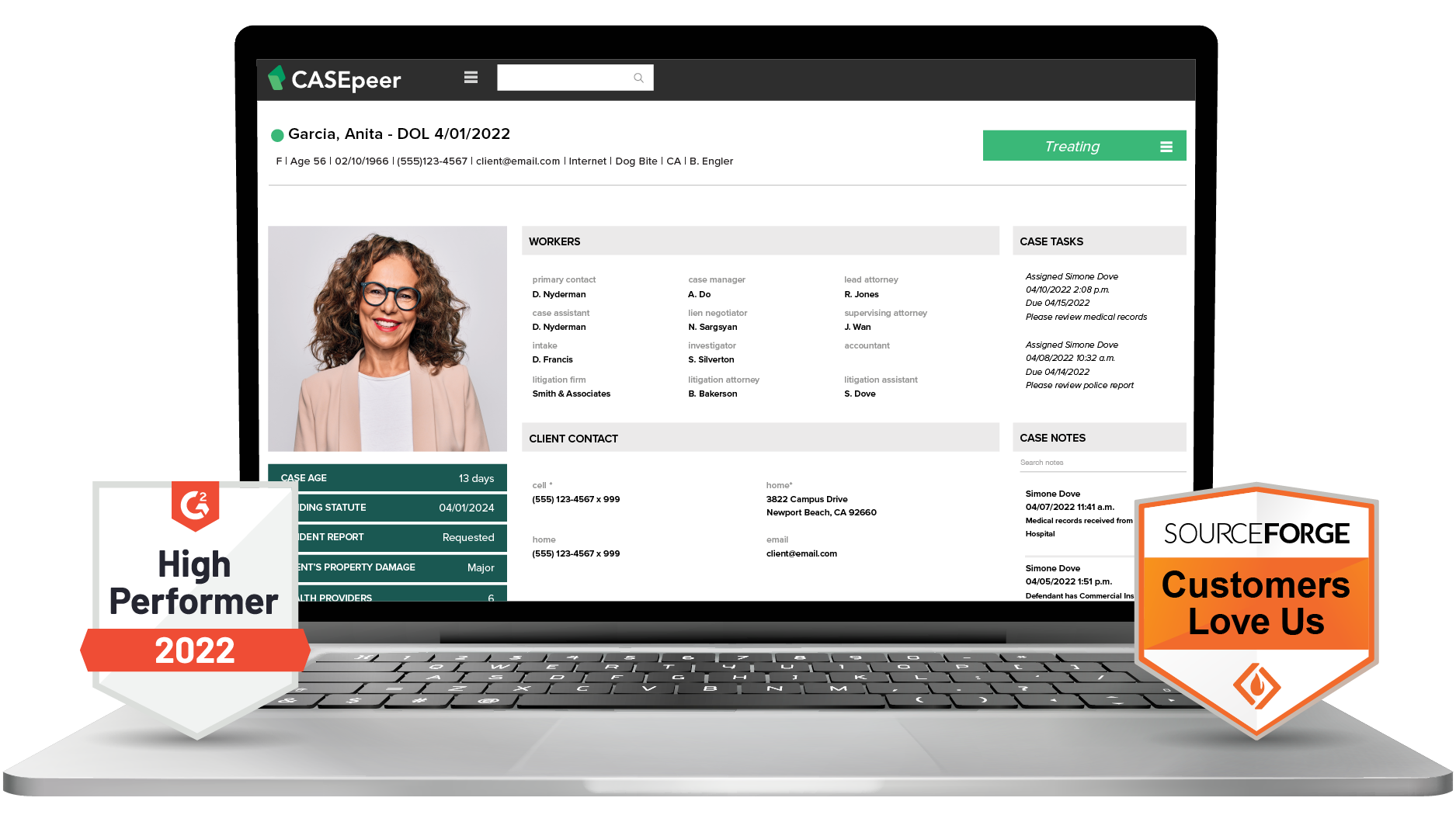 #1 Rated Software for Personal Injury Law | CASEpeer Legal Software