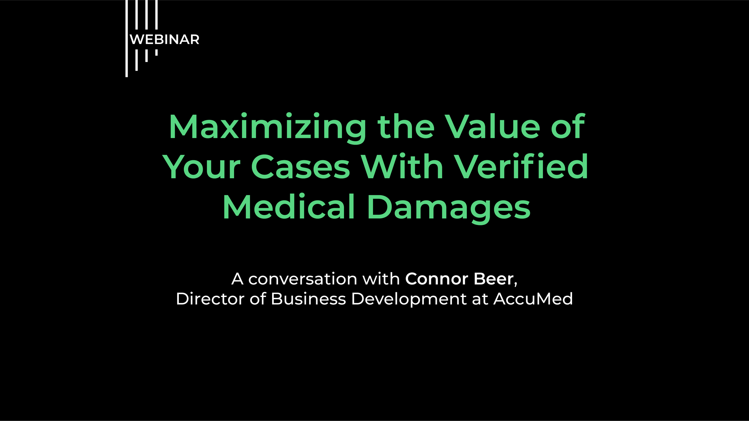 CASEpeer Conversation with Connor Beer, Direct of Business Development ...